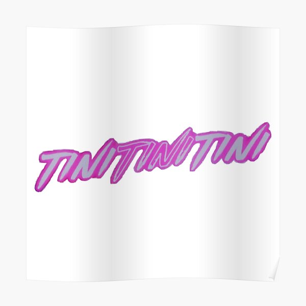 Póster «TINI TINI Logotipo de TINI» de TINISFCOEXYU | Redbubble