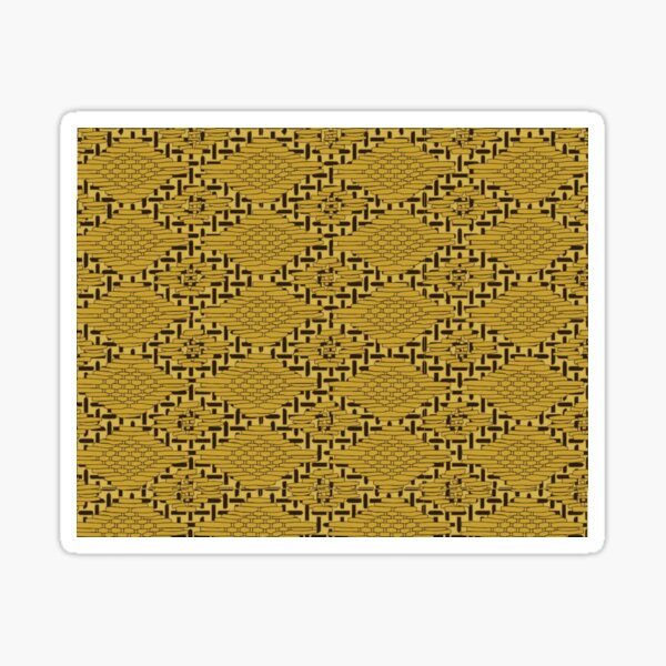 "Brick - Rattan weave" Sticker by SMFarhan | Redbubble