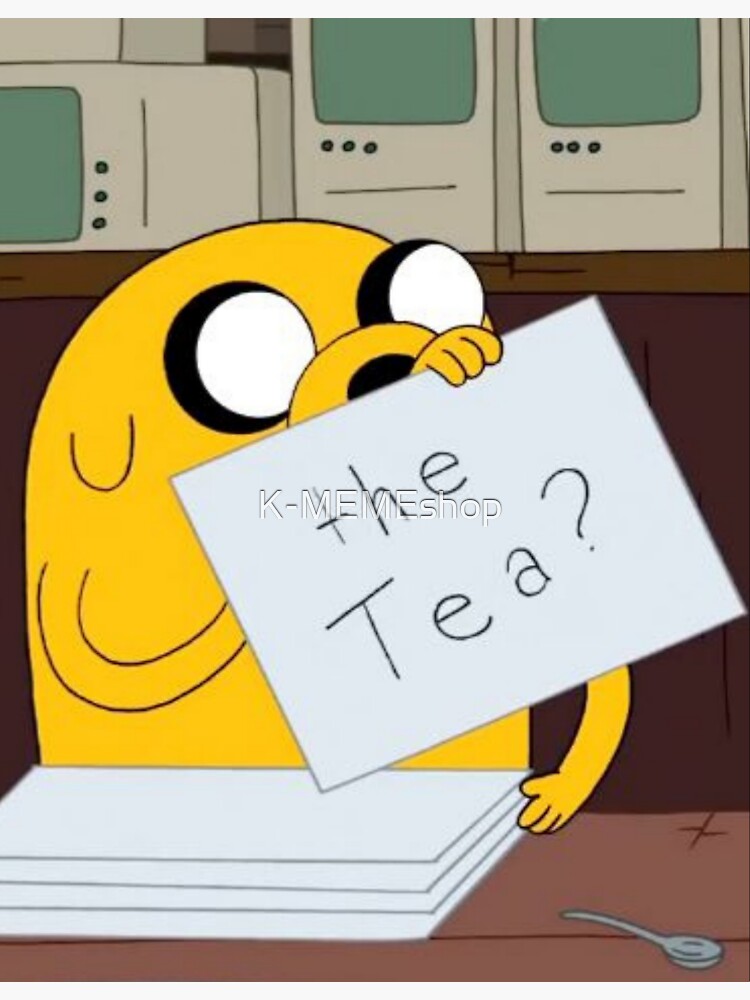"the tea? meme" Sticker for Sale by K-MEMEshop | Redbubble