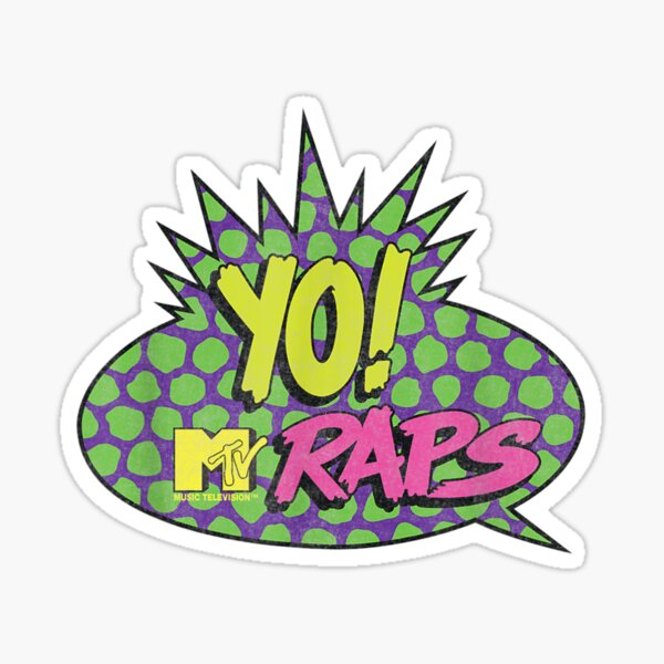 "Yo MTV Raps Classic Logo Design " Sticker for Sale by PanXuegang ...