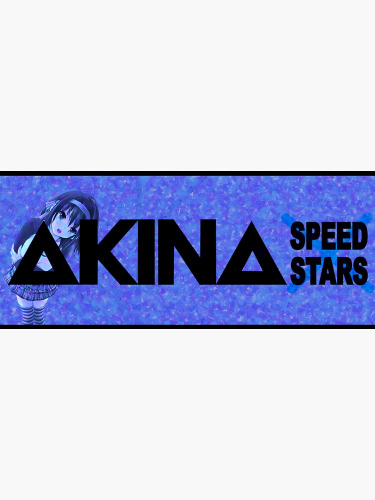 "AKINA speed stars" Sticker for Sale by shahar188 | Redbubble