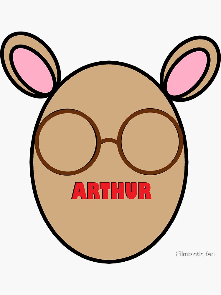 "ARTHUR" Sticker for Sale by KOPALNANU | Redbubble