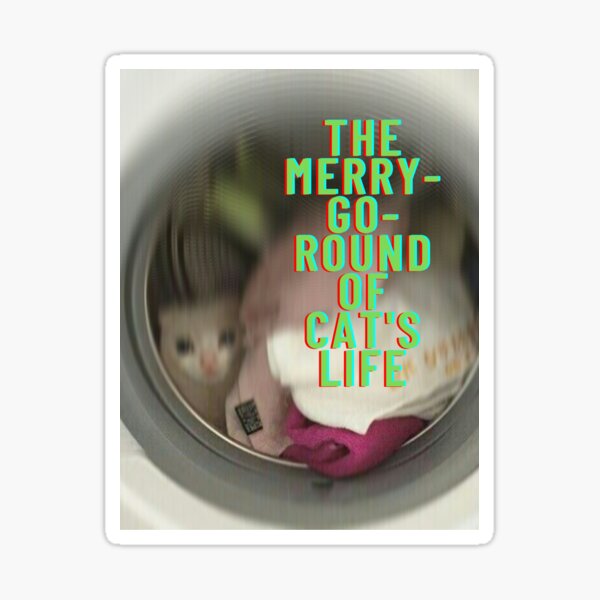 "spin cat meme" Sticker for Sale by K-MEMEshop | Redbubble