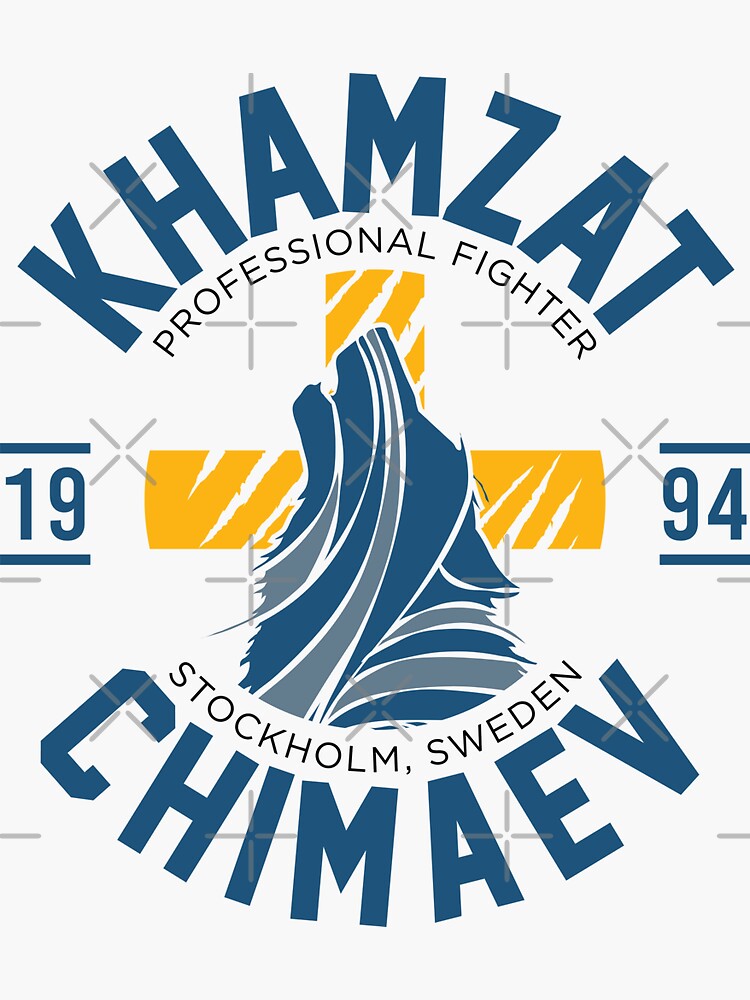 "Pocket Size Khamzat Chimaev" Sticker by Infectee-US | Redbubble