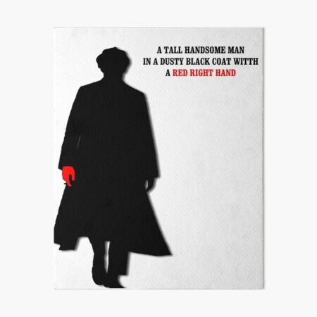 " Red Right Hand " Art Board Print for Sale by Luigi-Jekan | Redbubble