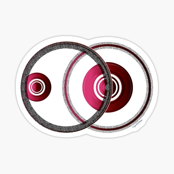 "Satellite #5" Sticker for Sale by OriginalSchuse | Redbubble