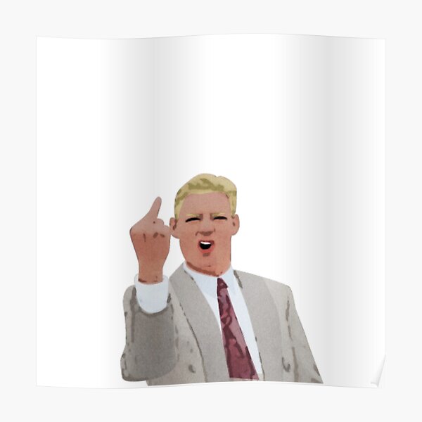 "David Batty outside the Old Peacock pub - Leeds" Poster for Sale by ...