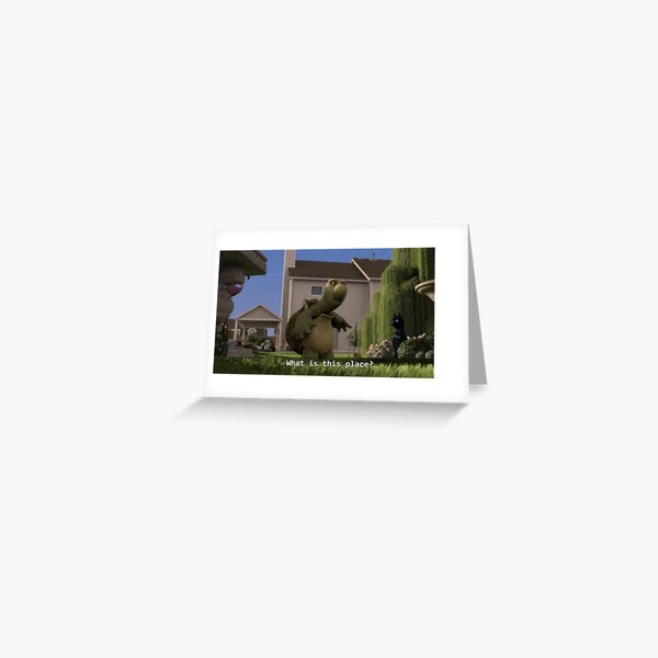 "What is this place meme" Greeting Card for Sale by BrentVergote ...
