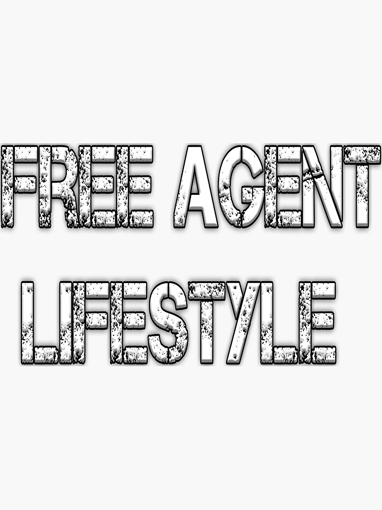 "Men's Free Agent Lifestyle MGTOW Red Pill Design " Sticker for Sale by ...