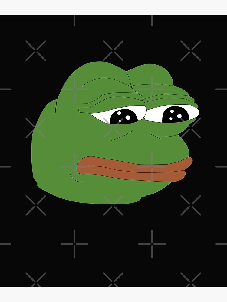 Lámina metálica «peepo HYPERS Twitch Emote» de mostaphagada | Redbubble