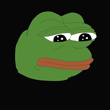 "peepo HYPERS Twitch Emote" Art Print for Sale by Hannah Pillic | Redbubble