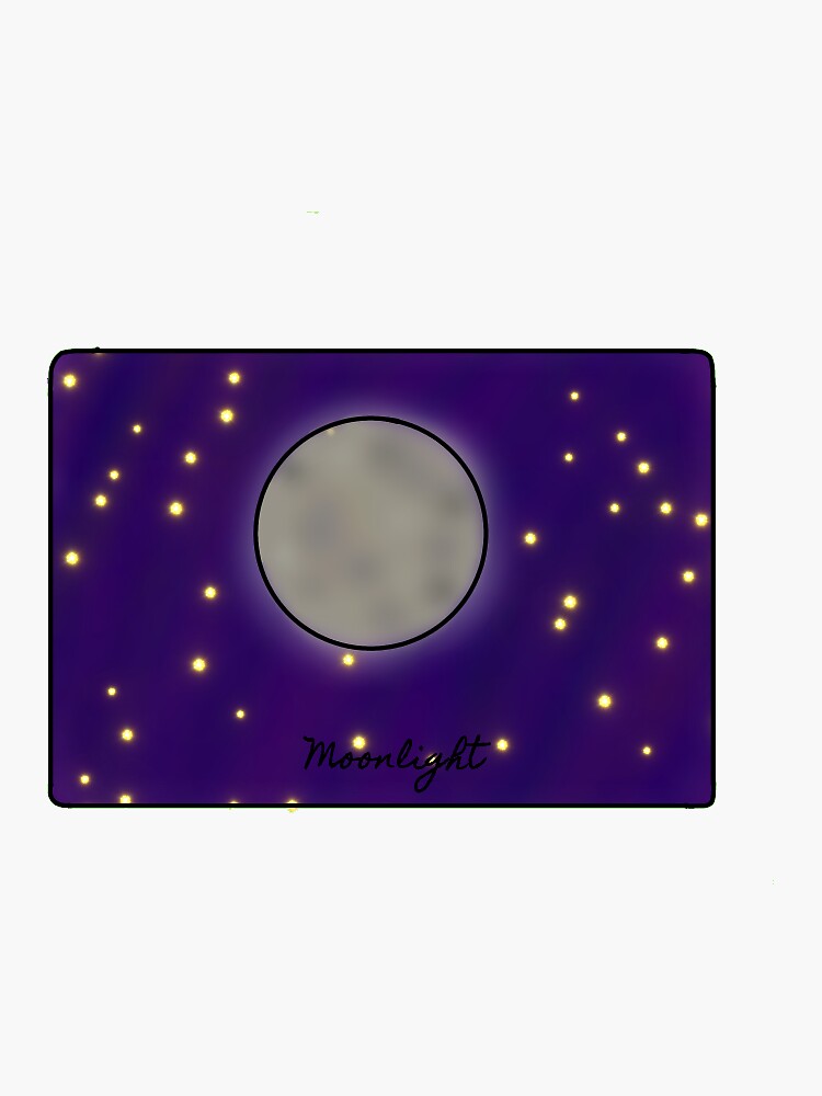 "Moonlight Sticker" Sticker for Sale by Planthoe-pride | Redbubble