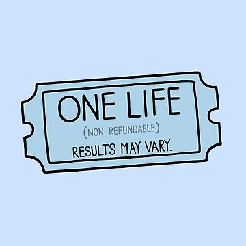 "One Life Ticket Yolo Blue" Poster for Sale by Sam Spencer | Redbubble