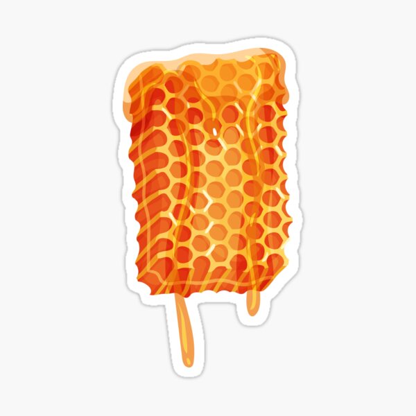 "Honey Dripping From A Honeycomb" Sticker for Sale by NiftyTrinket ...