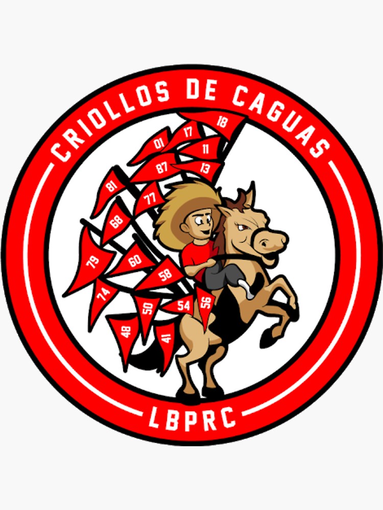 "Criollos de Caguas" Sticker for Sale by beisboltees | Redbubble
