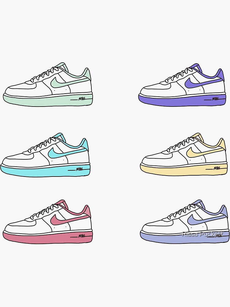 "Air Force One Sticker Pack" Sticker by rissasdesignco | Redbubble