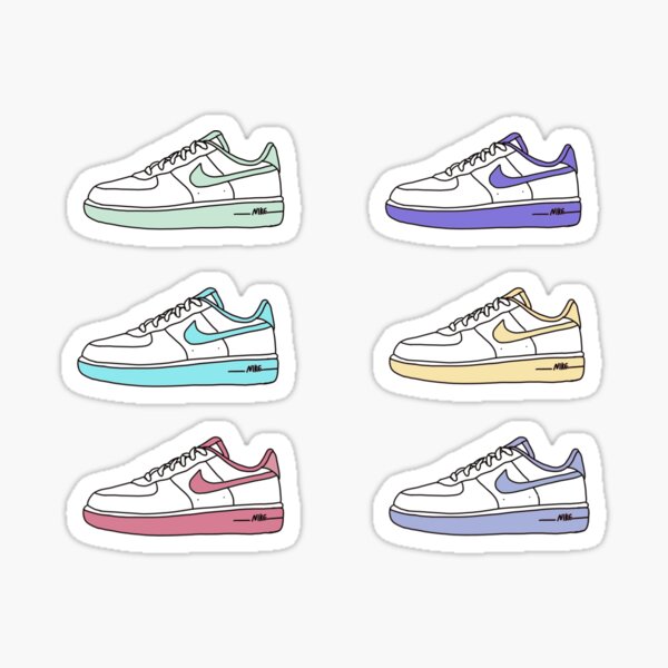 "Air Force One Sticker Pack" Sticker by rissasdesignco | Redbubble