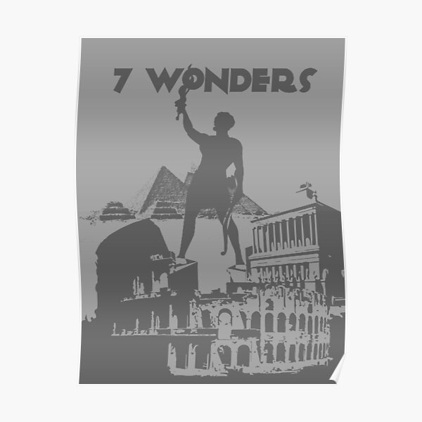 "7 Wonders - Board Games Design - Movie Poster Style - Board Game Art ...
