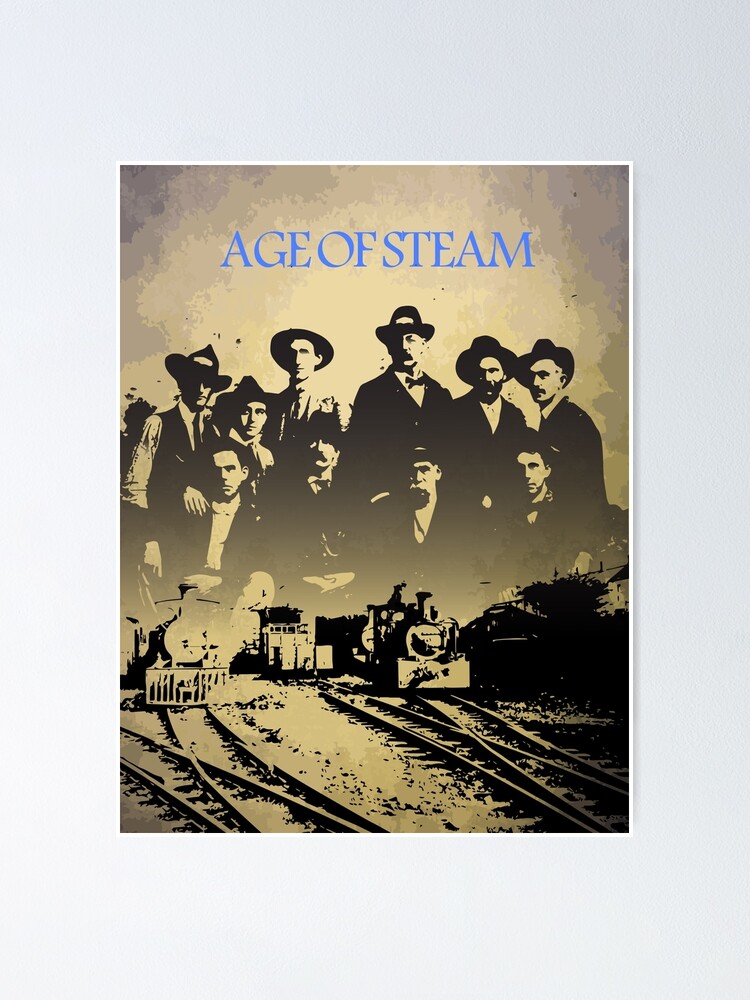 "Age of Steam - Board Games Design - Movie Poster Style - Board Game ...