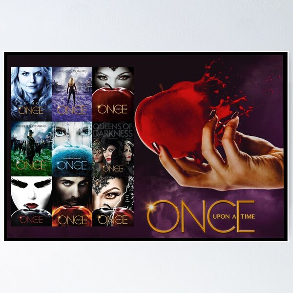 "ONCE UPON A TIME " Poster by willow Lvl | Redbubble