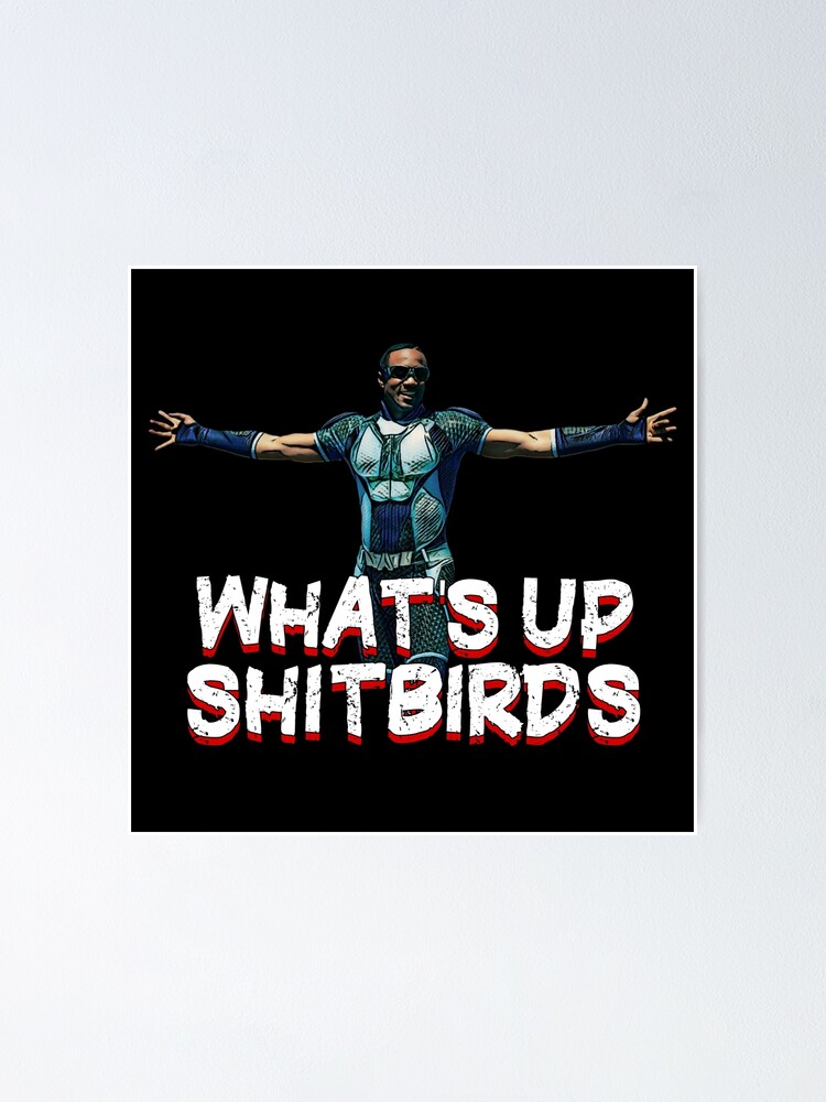 ".Whats Up Shitbirds " Poster for Sale by Jaw-Knee- | Redbubble