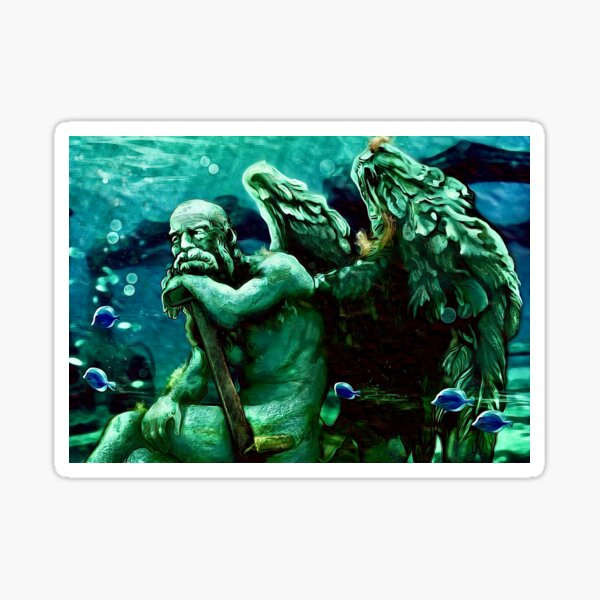 "Ocean Angel" Sticker for Sale by LBDowling | Redbubble