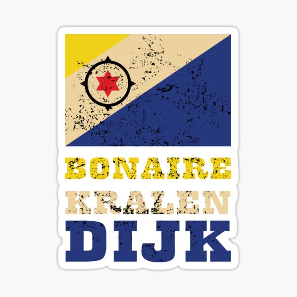 "Flag of Bonaire" Sticker for Sale by KewaleeTee | Redbubble