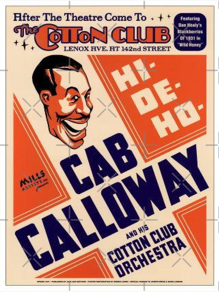 "Cab Calloway- HI-DI-HO Retro" Art Print by hop2swing | Redbubble