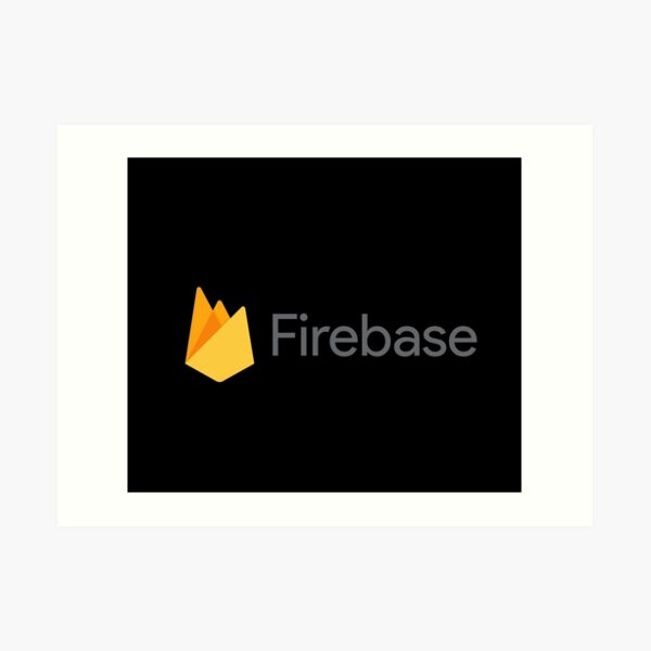 "Firebase Logo" Art Print by brokenkneestees | Redbubble