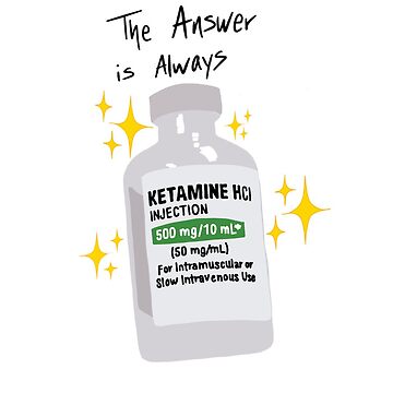 "Ketamine sticker" Sticker for Sale by ashlynnodell | Redbubble