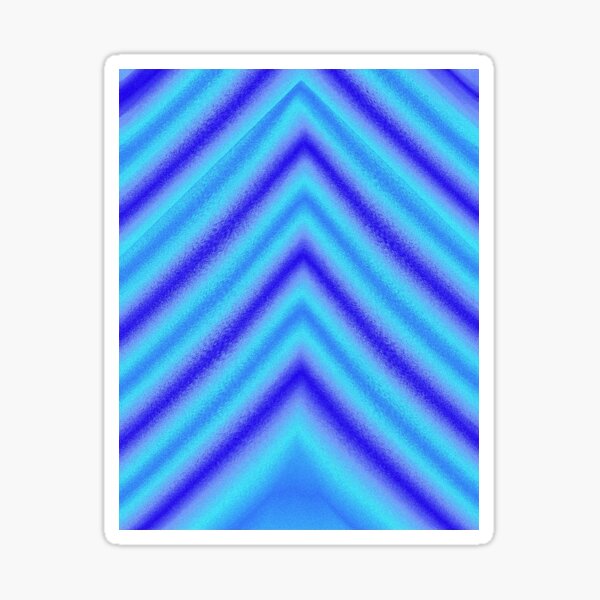 " Blue Chevron" Sticker for Sale by Obitez | Redbubble
