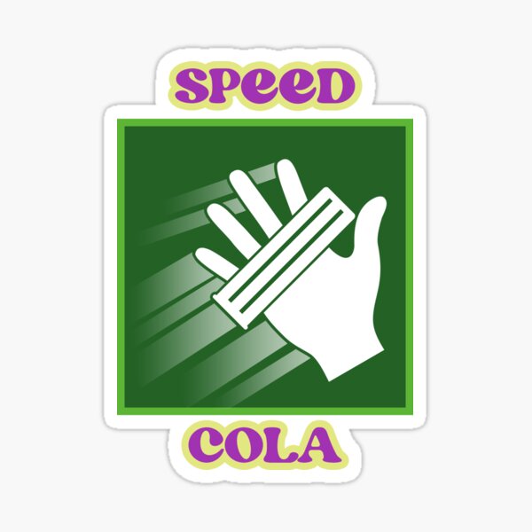 Speed Cola Stickers | Redbubble