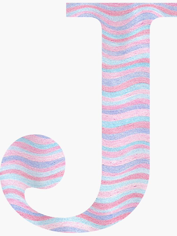 Pegatina « esta letra J es la décima letra de este conjunto de alfabeto ...