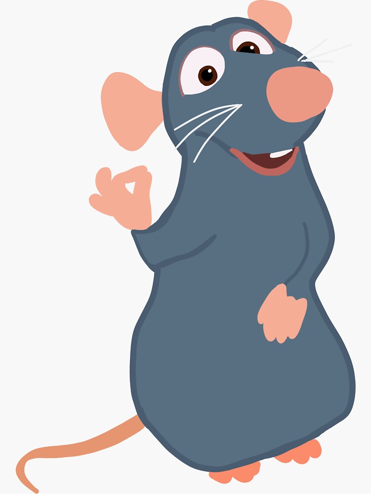 "Remy the ratatouille" Sticker for Sale by Stickersbyjess4 | Redbubble