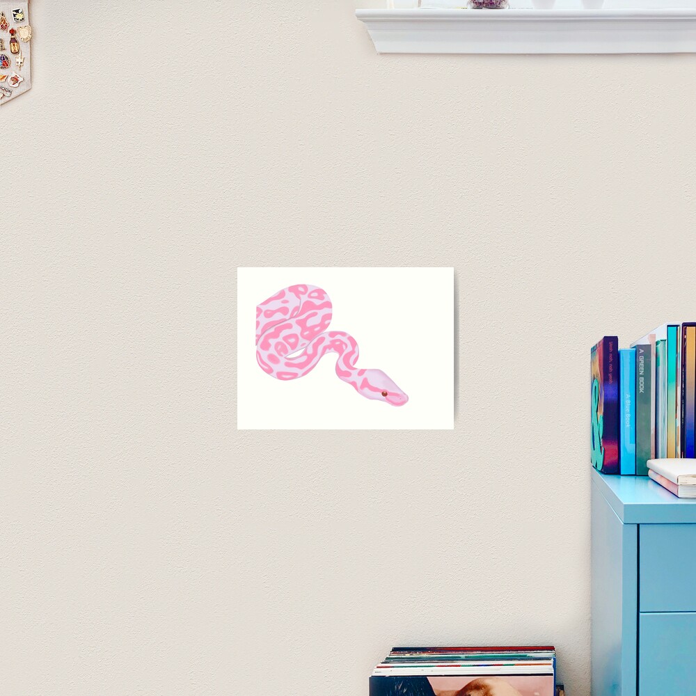 "Pink snake " Sticker for Sale by adavis175 | Redbubble