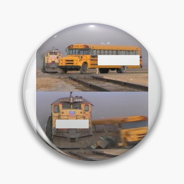 " Train Hitting Bus Meme Template | Fill In Your Meme!" Pin for Sale by ...