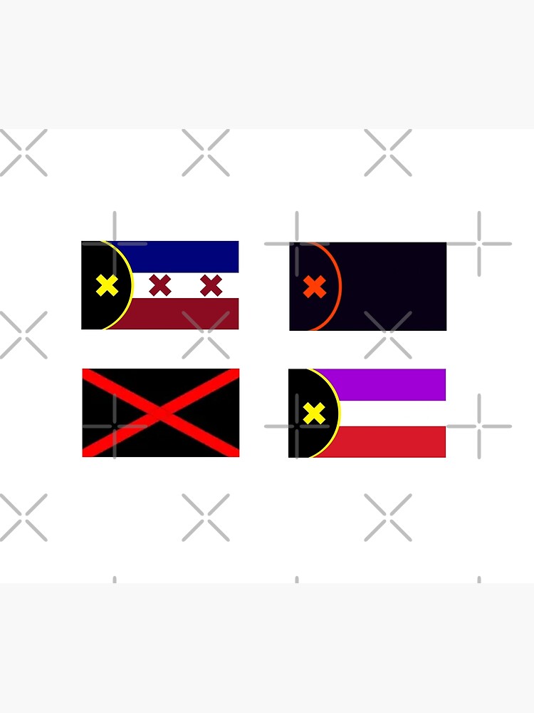 "Sticker Pack of L'Manberg and Manberg Flags (Dream SMP)" Tapestry for ...