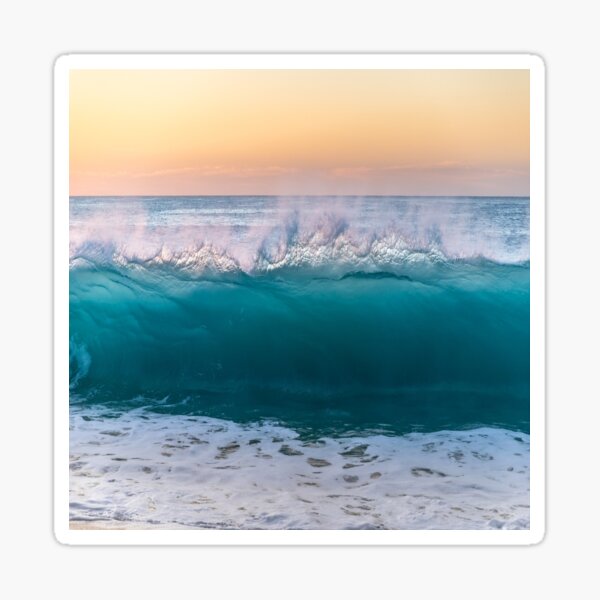 "Blue Sea Water Waves" Sticker for Sale by Razonms32 | Redbubble