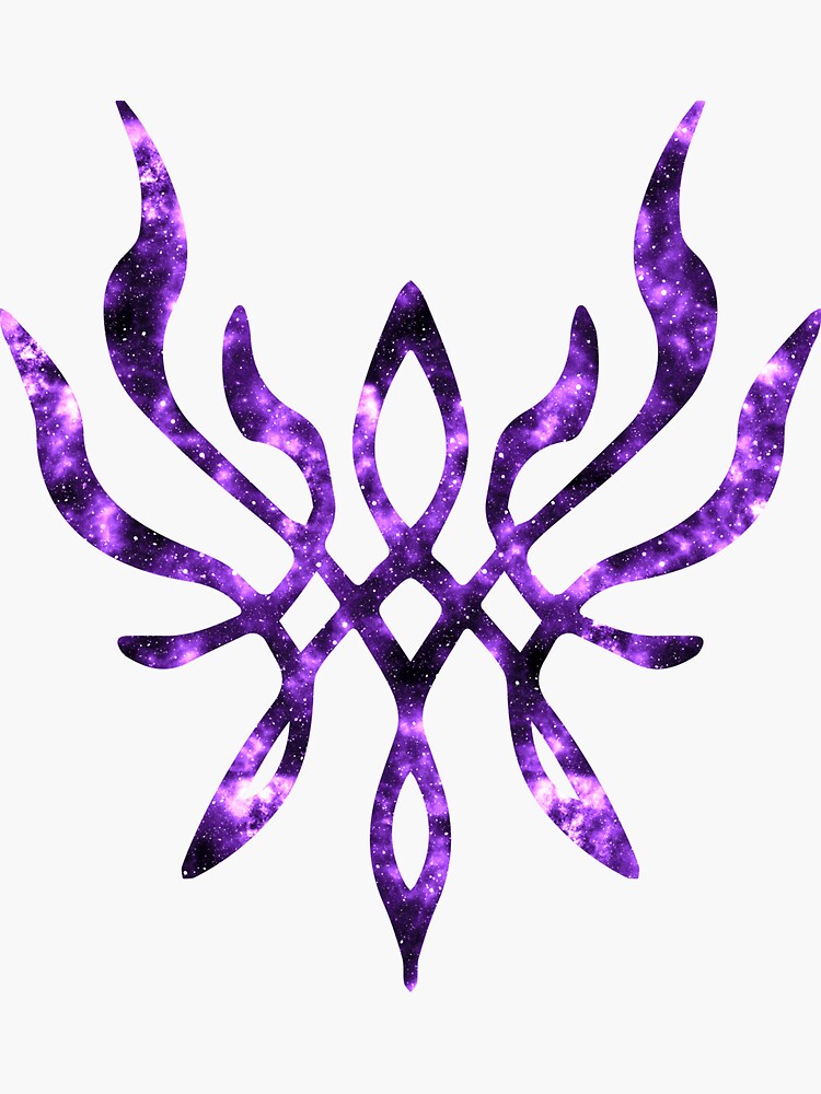 "Fire Emblem Three Houses - Crest of Flames (Galaxy Design)" Sticker ...