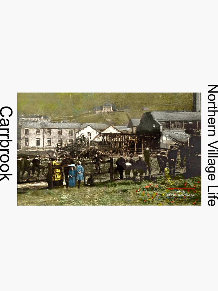 "Northern Village Life Carrbrook 8" Sticker for Sale by steveworthi ...