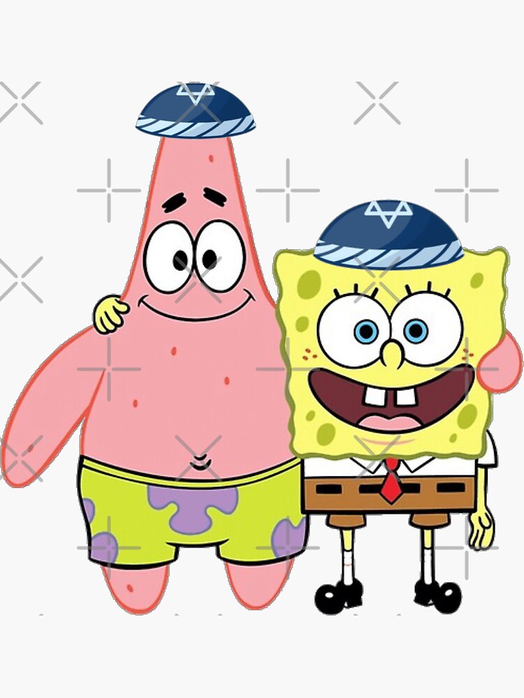 "Jewish Spongebob" Sticker for Sale by marisaj4488 | Redbubble