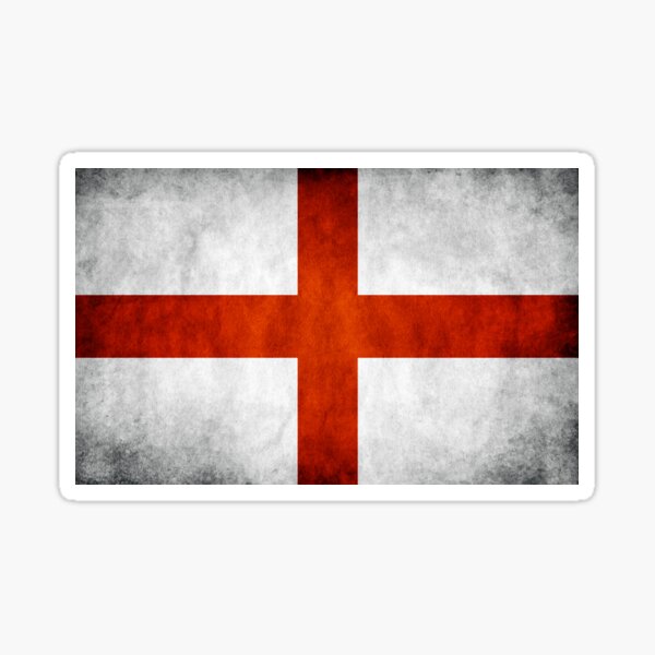 "England Flag - St Georges" Sticker by Winkham | Redbubble