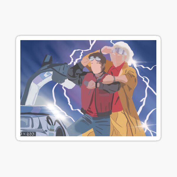 "Great Scott!" Sticker for Sale by PercyStPrints | Redbubble