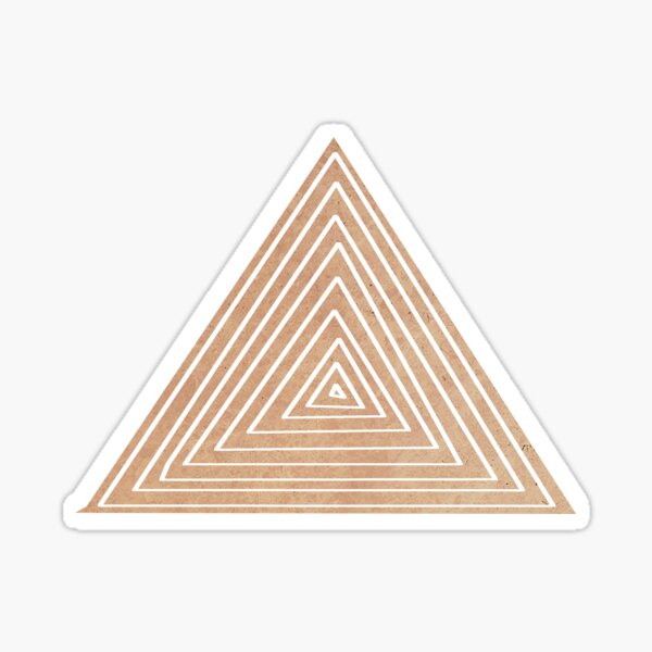 "Geometric Marble pyramid" Sticker for Sale by SoulHead | Redbubble