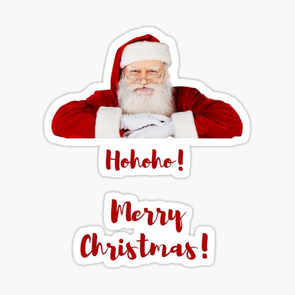 "Hohoho! Merry Christmas! 2020" Sticker for Sale by HnLStore | Redbubble