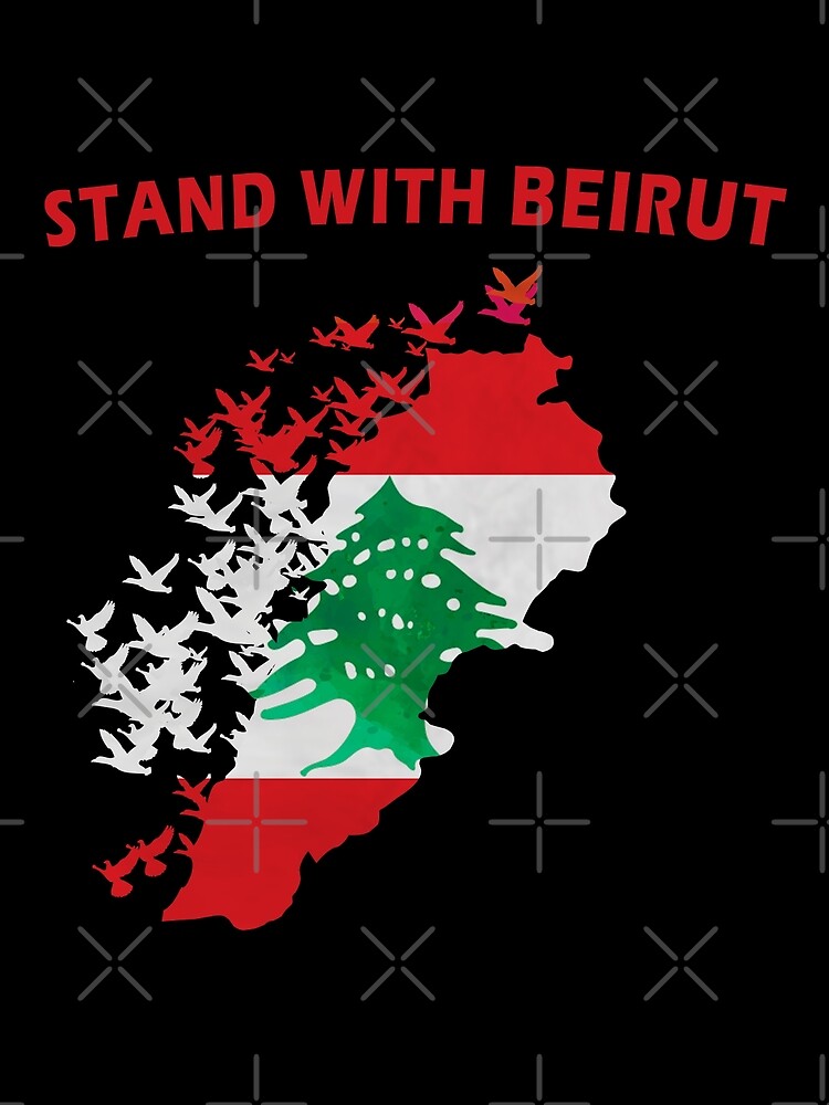 "STAND WITH BEIRUT | Stand With Lebanon Safety " Poster for Sale by ...