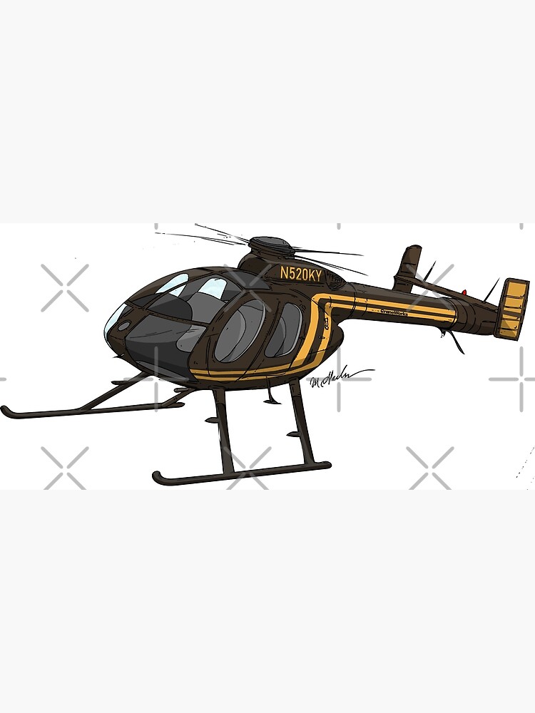 "MD 500 Notar Helicopter N520KY" Photographic Print by Statepallets ...