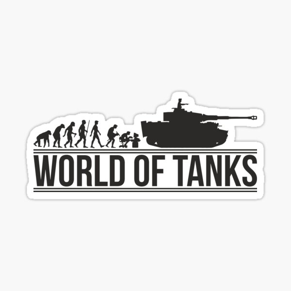 "Tank evolution Panzer VI Tiger World of Tanks" Sticker for Sale by ...