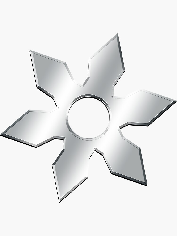"SHURIKEN" Sticker for Sale by Vidale | Redbubble