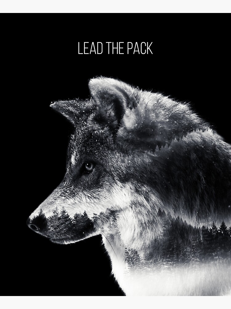 "Lead the pack" Sticker for Sale by kiranmsthampi | Redbubble